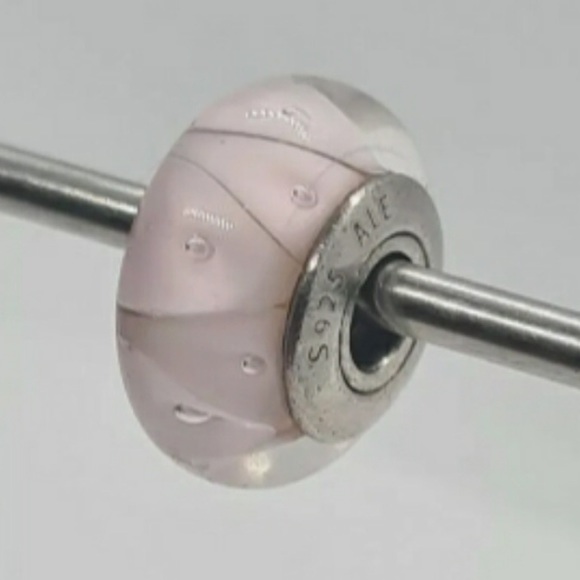 Pandora | Jewelry | Pandora Pink Looking Glass Triangle Murano | Poshmark